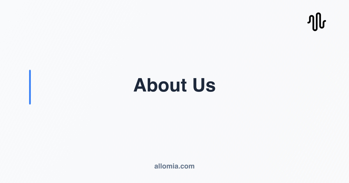 About Us - The minds behind conversational AI | AlloMia